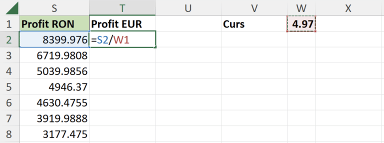 Functii si Formule in Excel - Introducere - onLearn