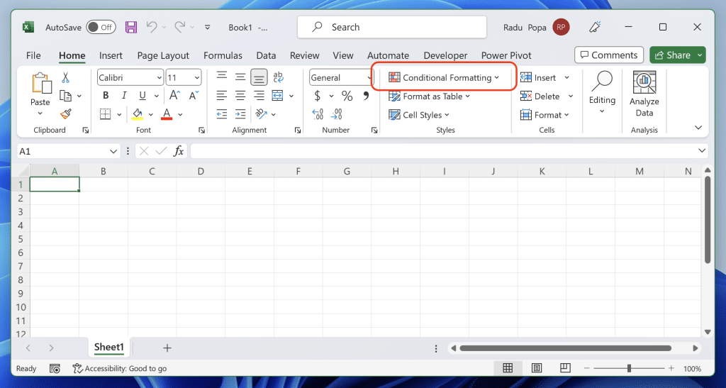 Formatare conditionata in Excel - onLearn